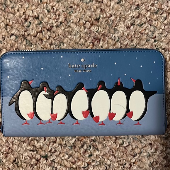 kate spade | Bags | Kate Spade Ny Womens Arctic Friends Penguin Large ...